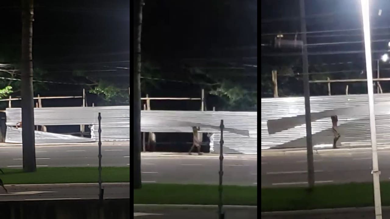 Vídeo: cracudo é flagrado furtando chapas de metálicas durante a ...